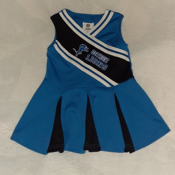 NFL | Dresses | Detroit Lions Cheerleader Jersey Dress Onesie | Poshmark